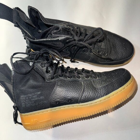 Nike | Shoes | Nike Sf Air Force Af1 Mid Black Gum Mens Size 7m | Poshmark